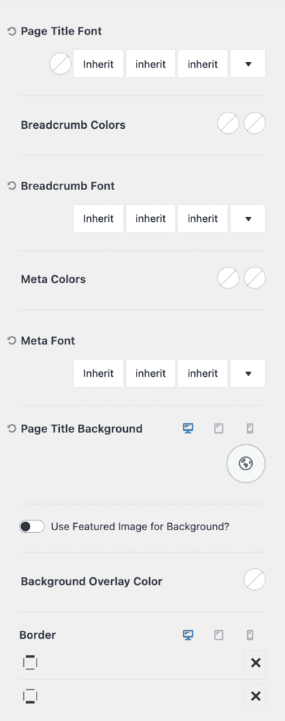Page Layout Customizer Settings - Kadence WP Documentation